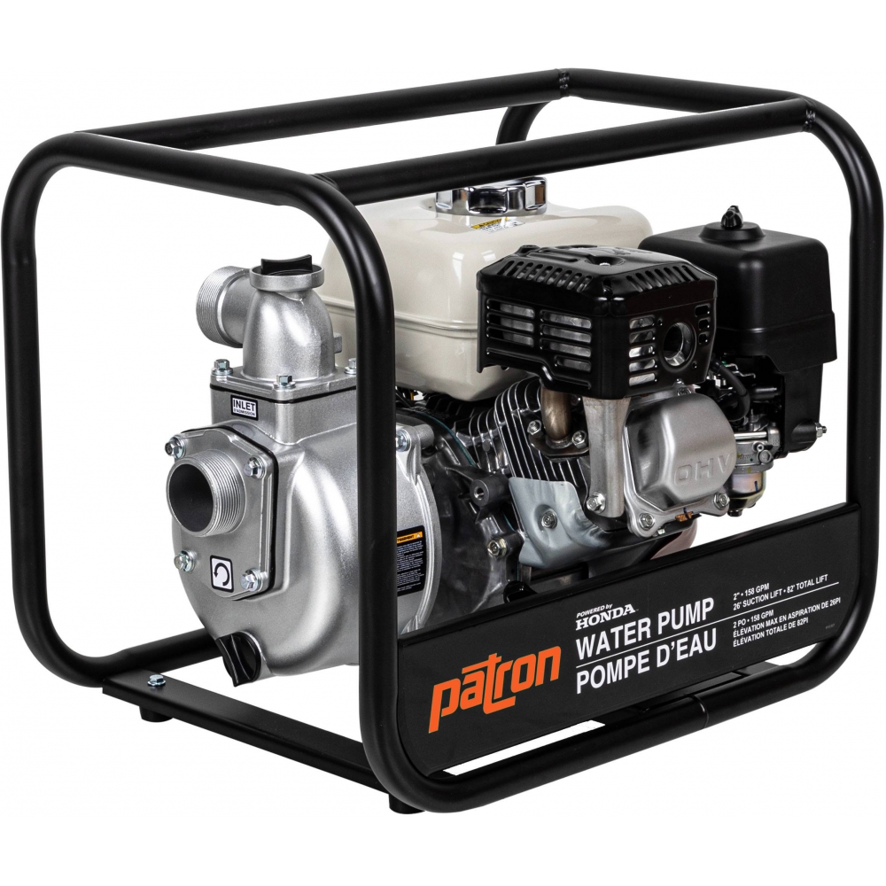 Rentquip Canada | Patron WPC-2 - Pompe Centrifuge 2”, Honda 6.5HP