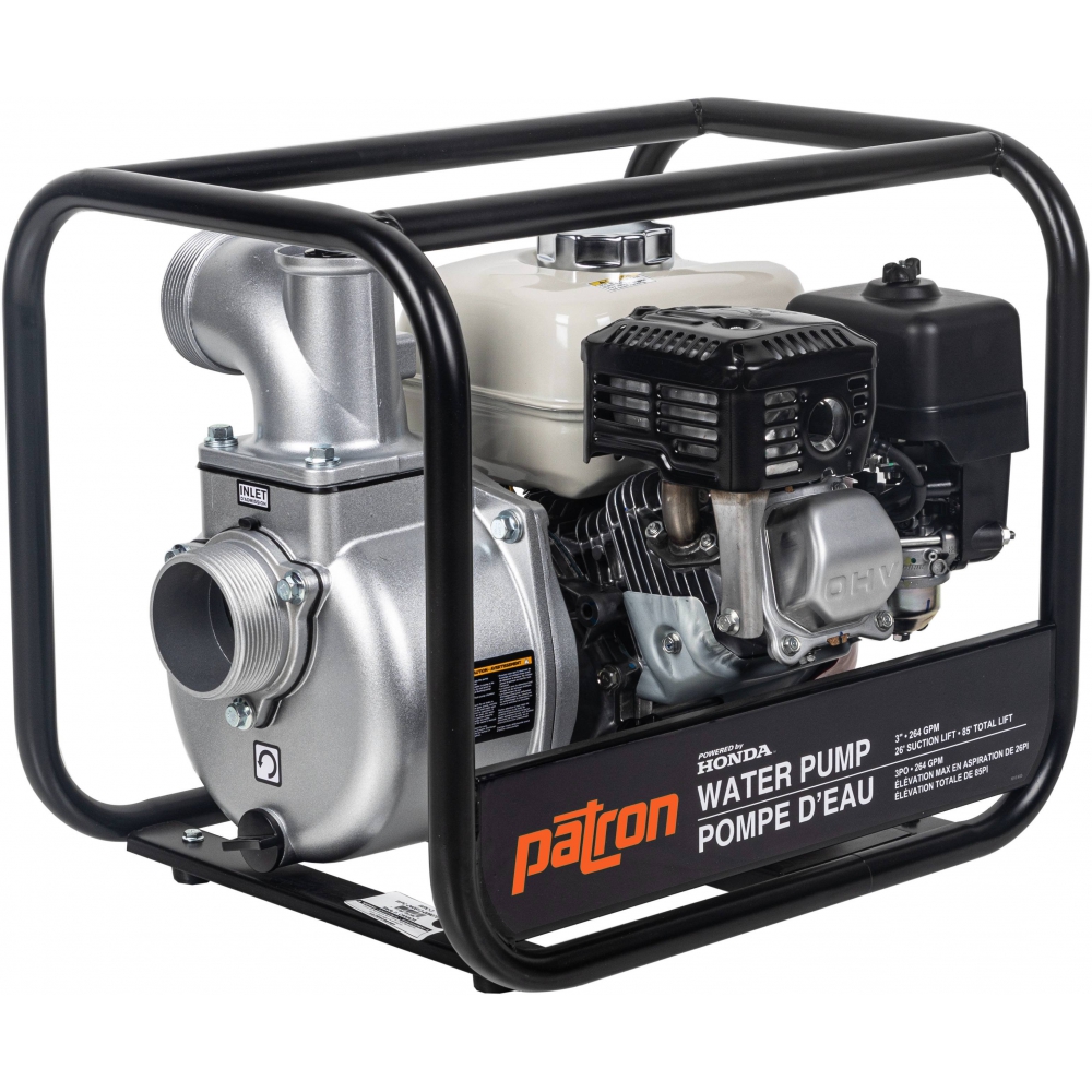Rentquip Canada | Patron WPC-3 - Pompe Centrifuge 3”, Honda 6.5HP