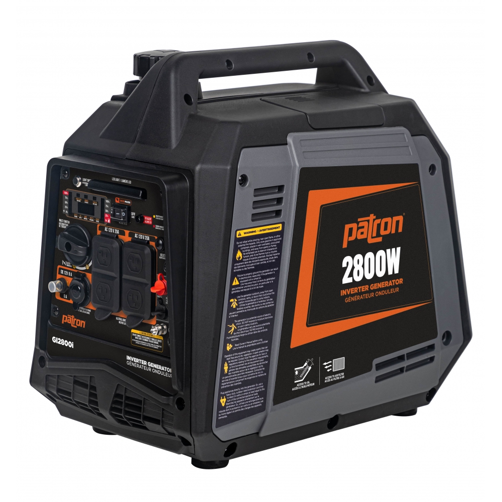 Rentquip Canada | Patron GI-2800I - 2800W Inverter Generator